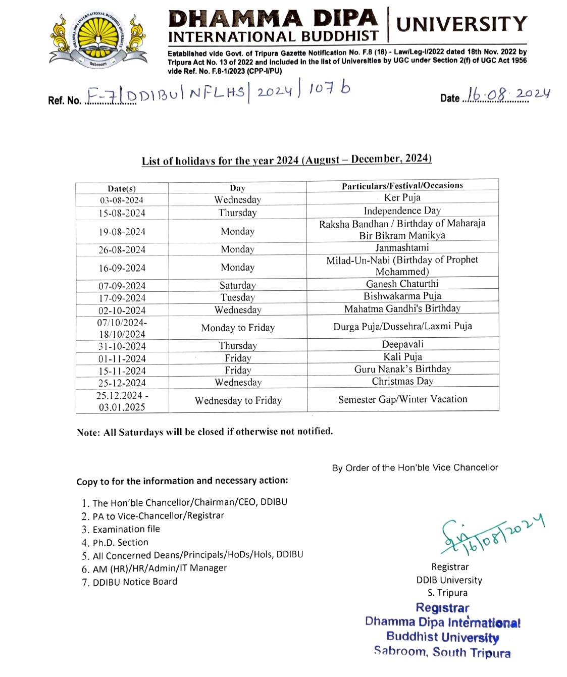 Dhamma Dipa International Buddhist University